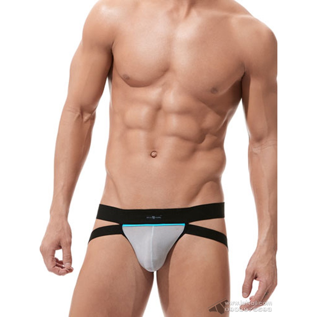 [AUT.] Gregg Homme Men's Underwear 160334 Super Ero Hyperstretch Jockstrap Silver | Shopee Malaysia