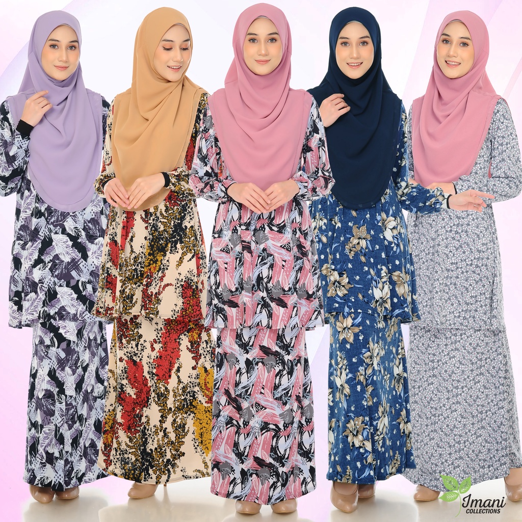 CLEARANCE! Kurung Alisa (IRONLESS Moss Crepe) | Shopee Malaysia