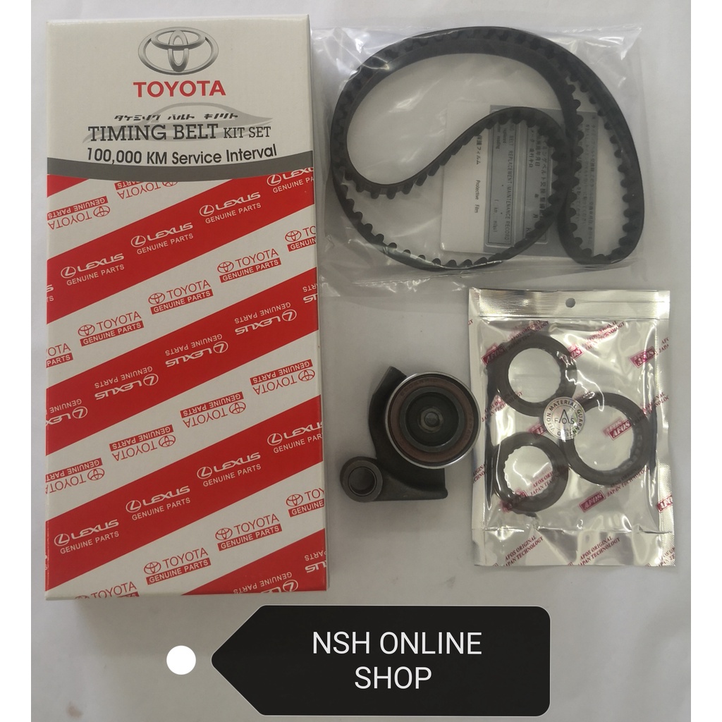 Timing Belt Kit Set for Toyota Levin 20V (Twin Cam) (Black Top) (100 ...
