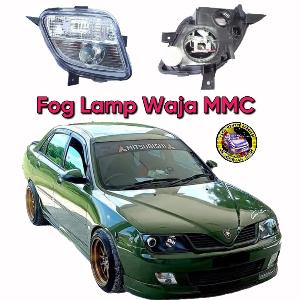 (FREE SHIPPING) 2pc Lampu Fog Lamp Bumper Waja | Shopee Malaysia