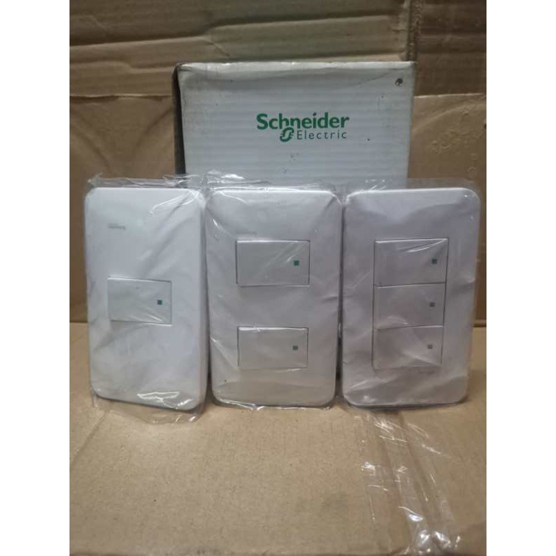 Schneider S-Flexi Series Sets 1Gang/2Gang/3 Gang 1 Way Switch (Standard ...