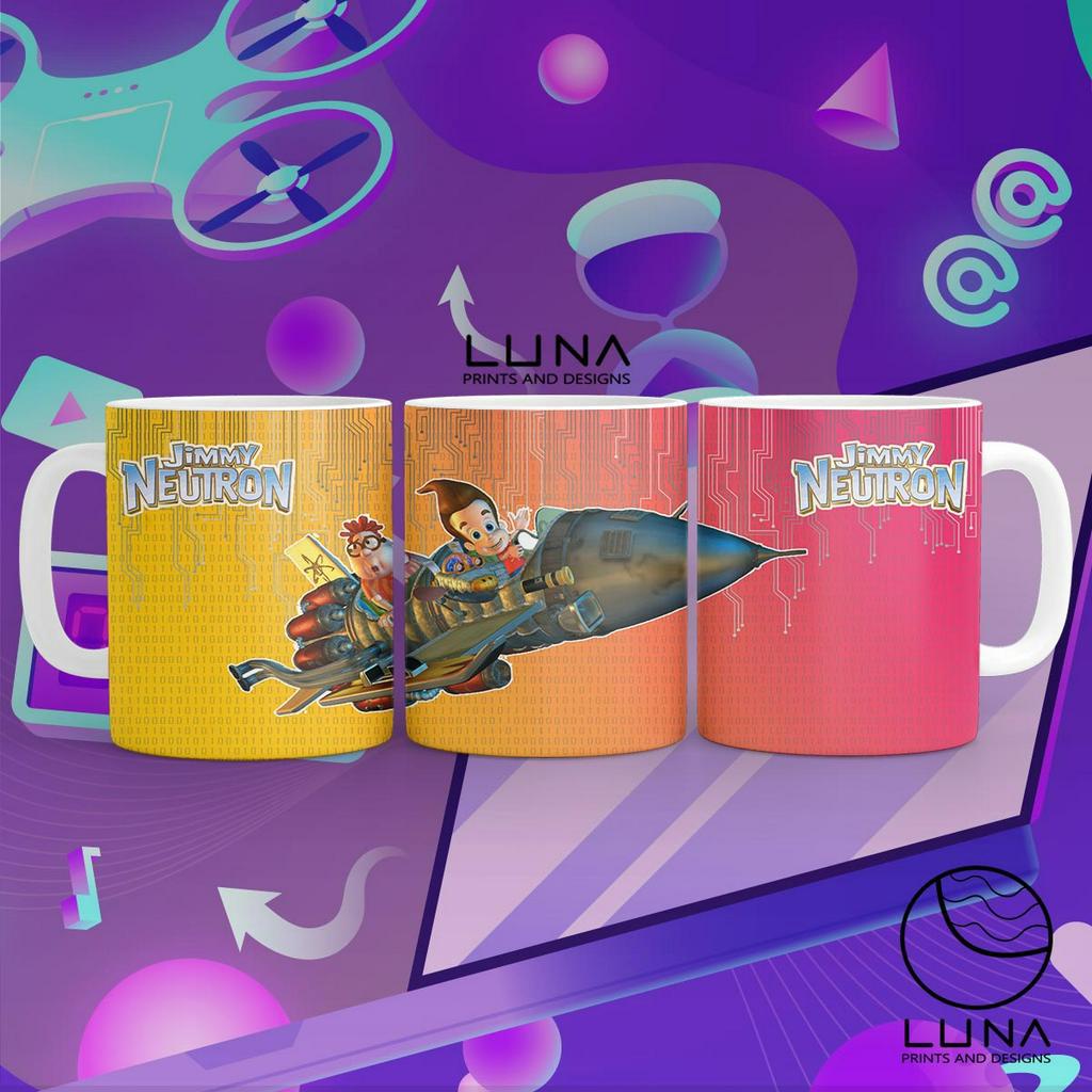 Jimmy Neutron Cartoon Mug Collection - The Luna Merch | Shopee Malaysia