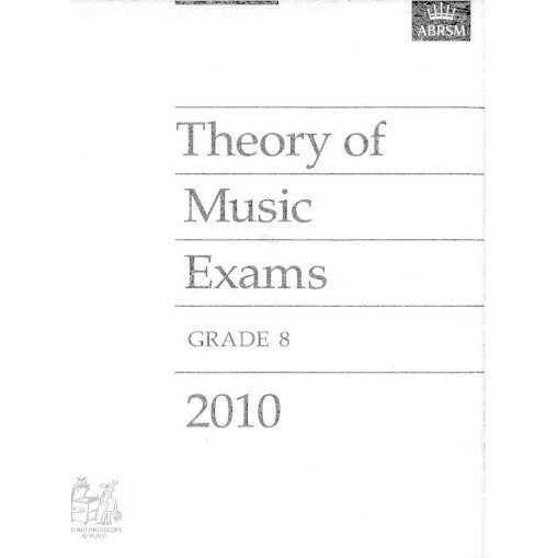 Theory Of Music Exams Grade 8 2010 (ABRSM) | Shopee Malaysia