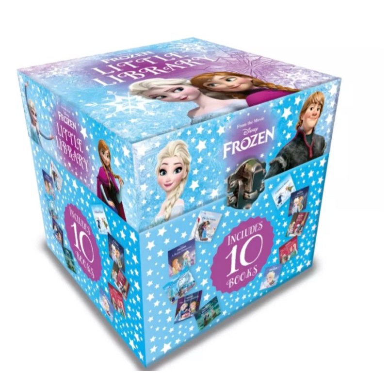 Disney Frozen Boxset with 10 story books | Shopee Malaysia