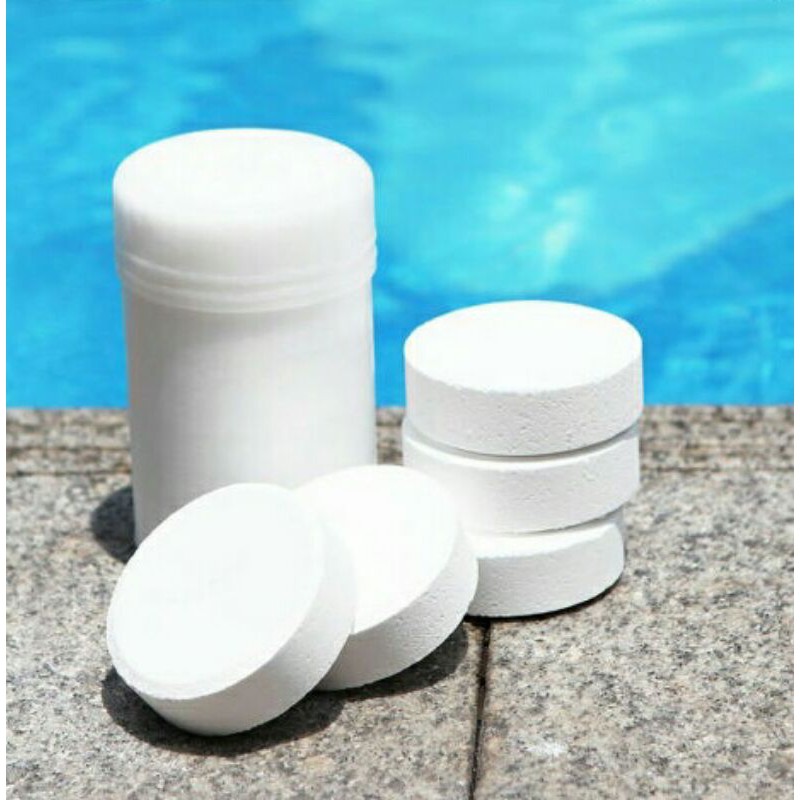 Chlorine Tablet/ Klorin tablet TCCA 90% swimming pool | Shopee Malaysia