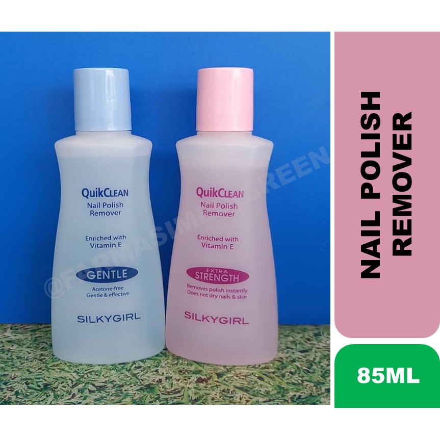 SILKYGIRL QuikClean Nail Polish Remover 85ML - Gentle (EXP: 01/26 ...