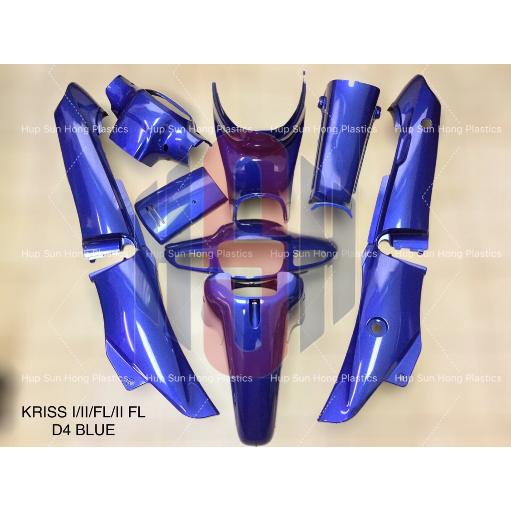 (Free Stripe) MODENAS Kriss110 Full Body Cover Set Bodyset Kit Kriss ...