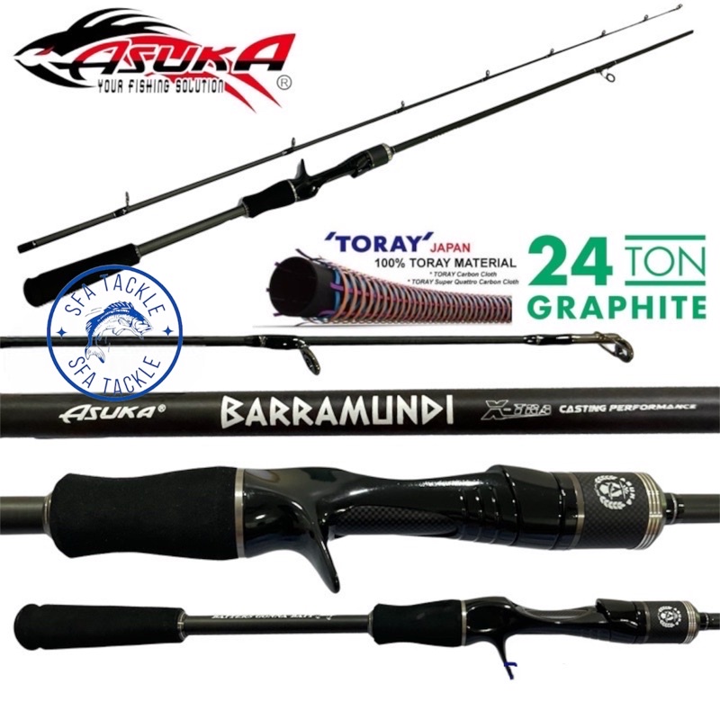 🔥New Arrival 2022🔥ASUKA BARRAMUNDI X~TRA FISHING ROD | Shopee Malaysia