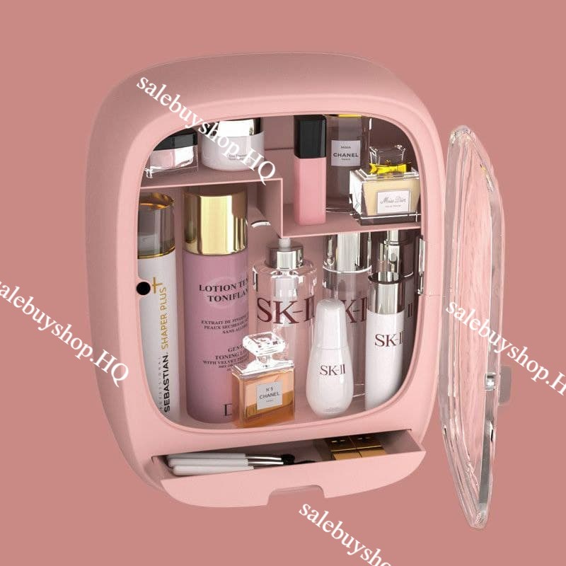 Kotak Alat Solek Wall Mounted Cosmetic Storage Box 🔥SOLID🔥 | Shopee ...