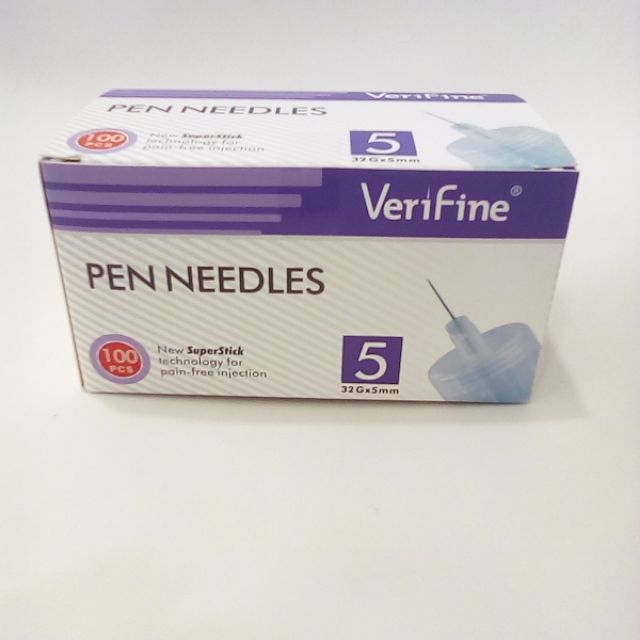 VERIFINE INSULIN PEN NEEDLE 32G 5MM 10'S | Shopee Malaysia