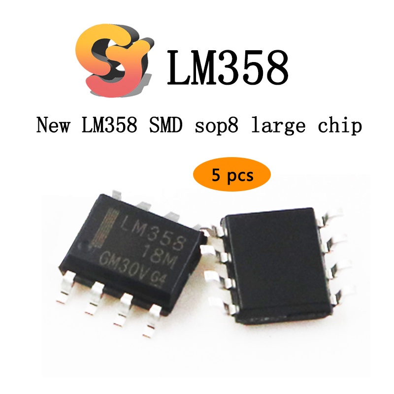 [Ready Stock Supply] 5pcs/10pcs IC LM358 Patch SOP-8 Brand New LM358 ...