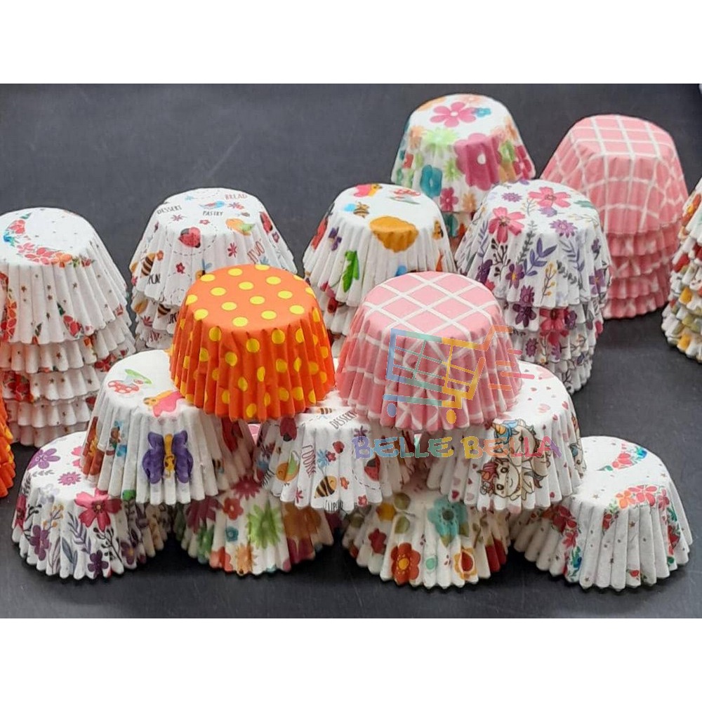 ±500PCS NO.1 PAPER CUP BAKING CASE CAKE WRAPPER CASES COOKIES BISCUIT ...