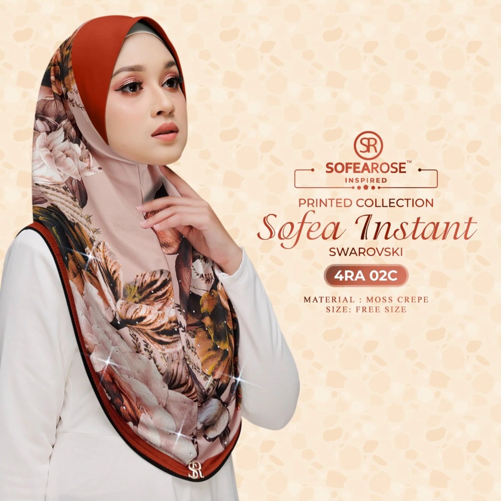 Tudung Sarung SofeaRose Printed | Shopee Malaysia