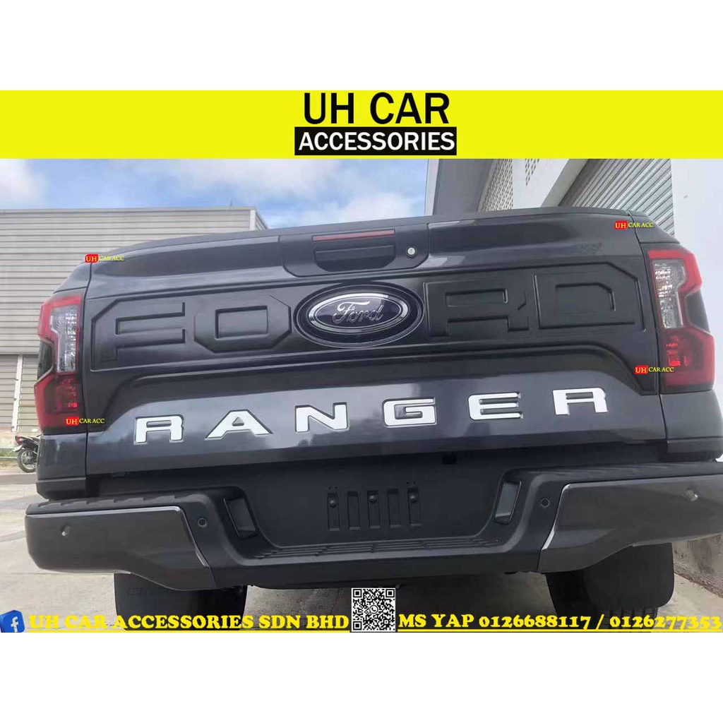 FORD RANGER T9 2022 XL XLT WILDTRAK REAR BOOT TAILGATE PROTECTOR PANEL ...