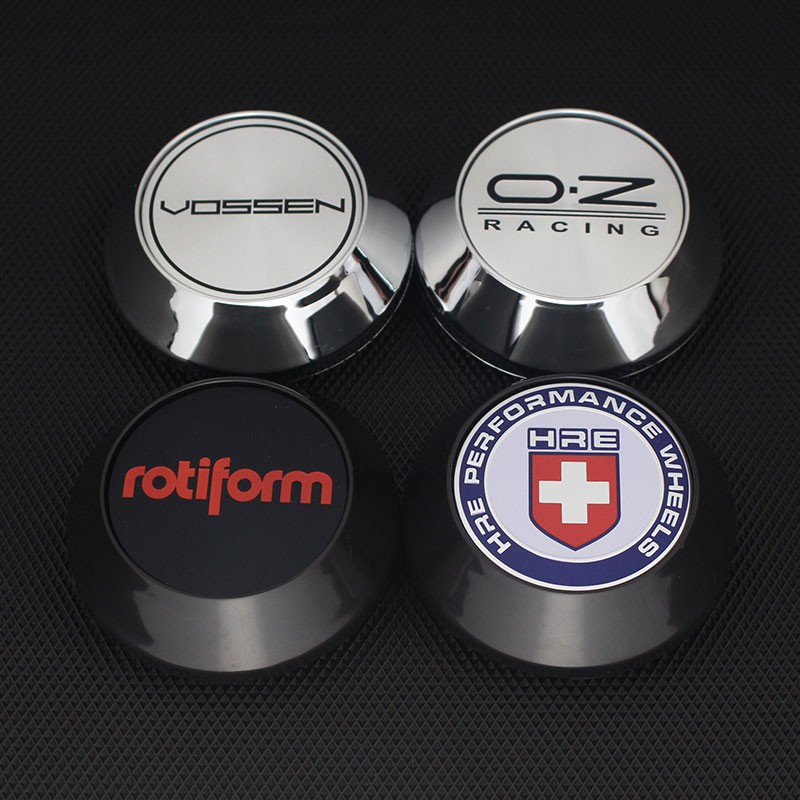 4pcs vossen center cap for rims 65mm OD/60mm ID oz wheels hubcaps ...
