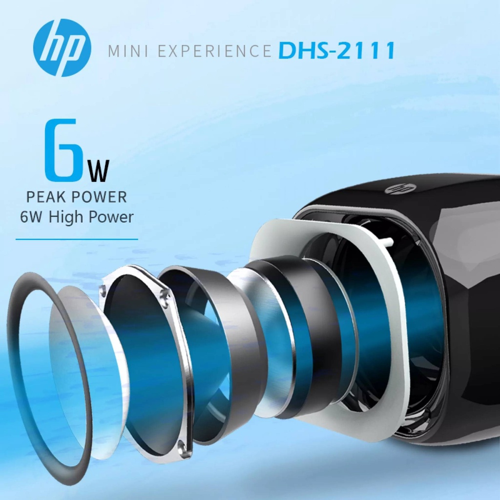 HP 2111 Mini USB Desktop Speaker 3.5mm Connection Super Bass Speaker PC ...