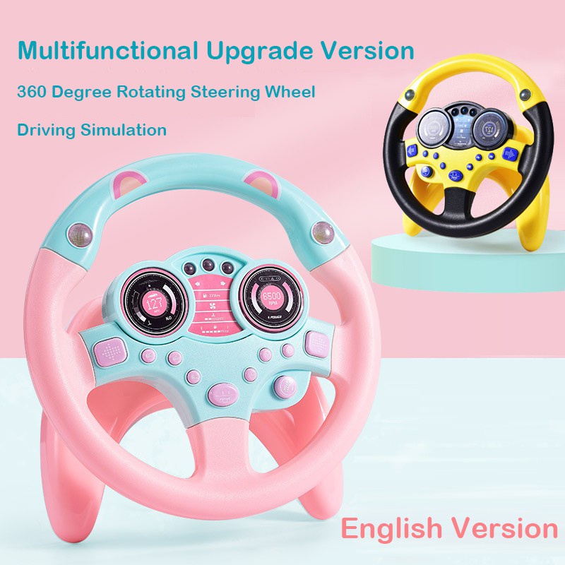 Simulated Driving Steering Wheel Educational Traffic Knowledge Sounding ...