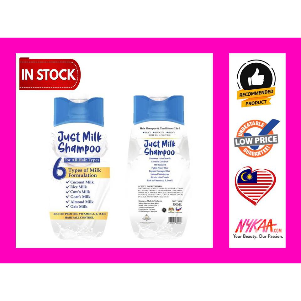 JUST MILK SHAMPOO (For All Hair Types) | Shopee Malaysia
