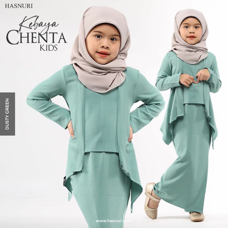 HASNURI KEBAYA CHENTA KIDS EDITION | Baju Raya Kids, Baju Kebaya ...