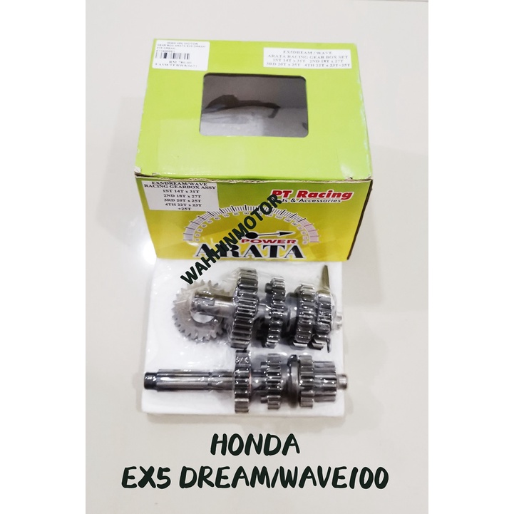 ARATA HONDA EX5 DREAM WAVE100 CLASS 1 CT100 KRISS E BONUS RACING GEARBOX GEAR COMP FULL COMPLETE ...