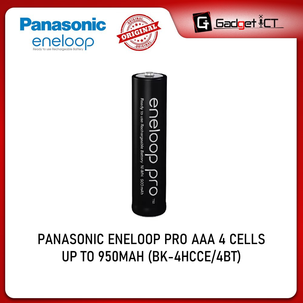 Panasonic Eneloop Pro Aaa 4 Cells Up To 950mah Bk 4hcce 4bt Shopee