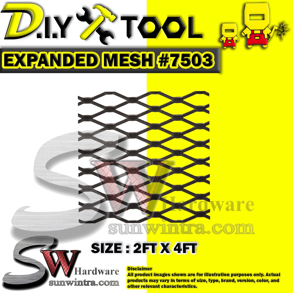 #7503 EXPANDED METAL/EXPANDED MESH (2FT X 4FT) | Shopee Malaysia