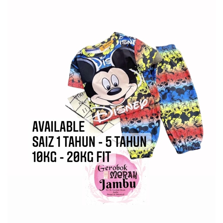 Ready Stock - Alibaba Kids Set (Mickey Blue) | Shopee Malaysia