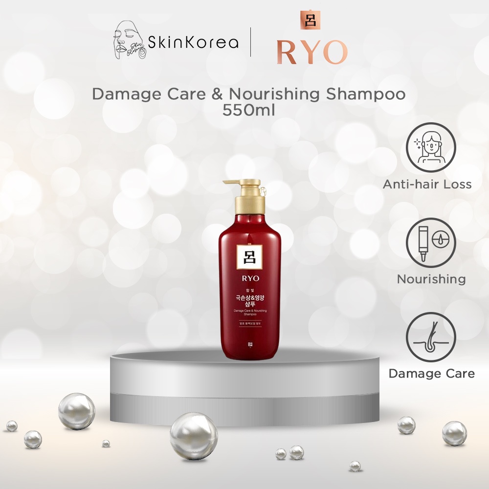 RYO Shampoo & Conditioner 550ml (Deep Cleansing & Cooling / Damage Care ...