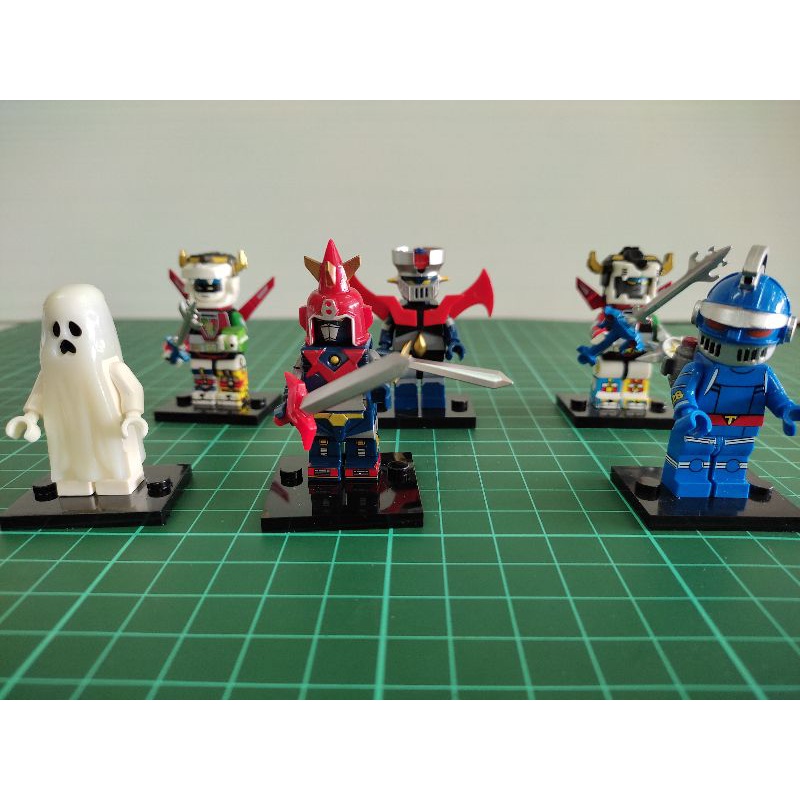 lego mini figures mazinger voltron tetsujin 28 voltes V ghost figure ...