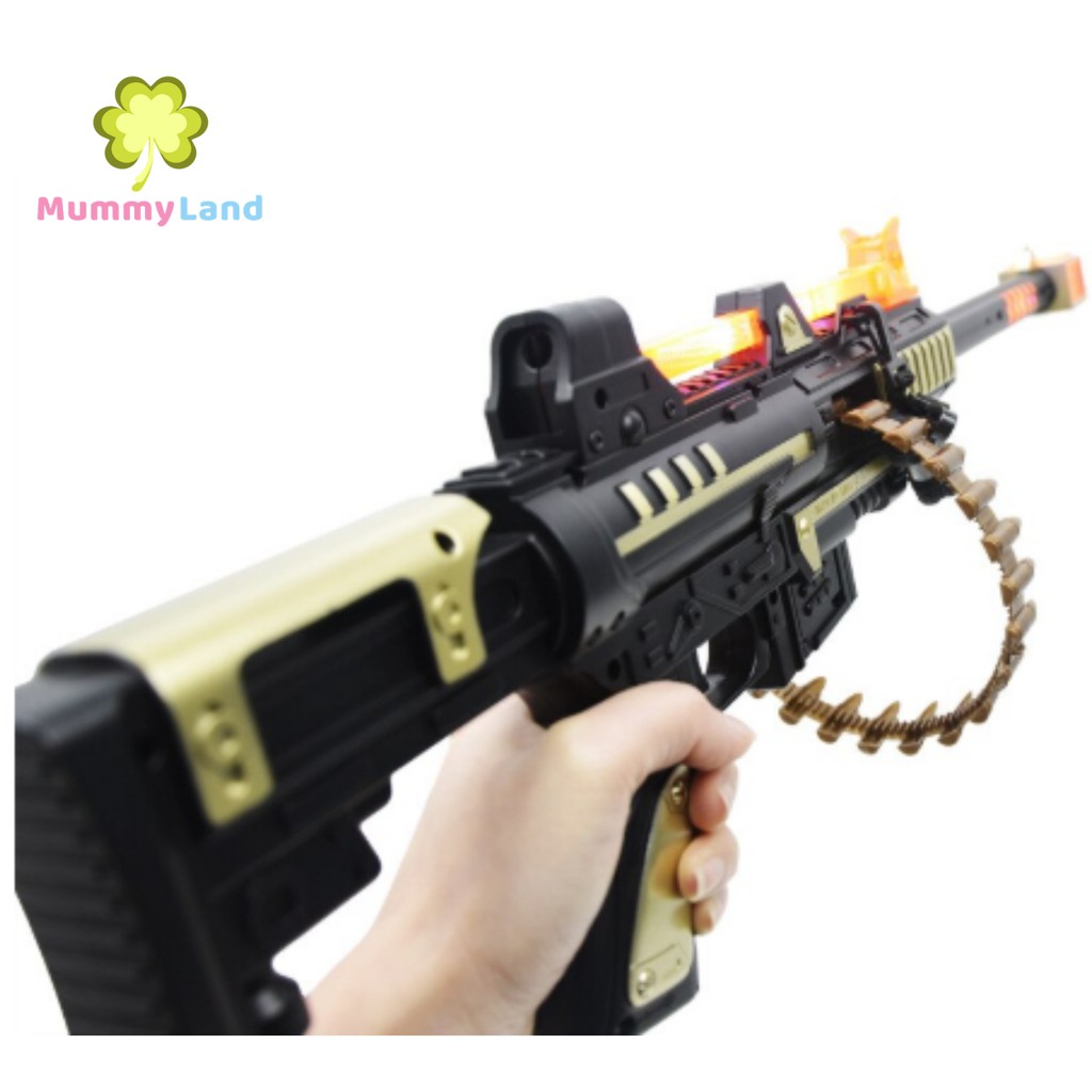 READY STOCK | Electric Pistol Shoot Gun With Flashing Light & Sound ...