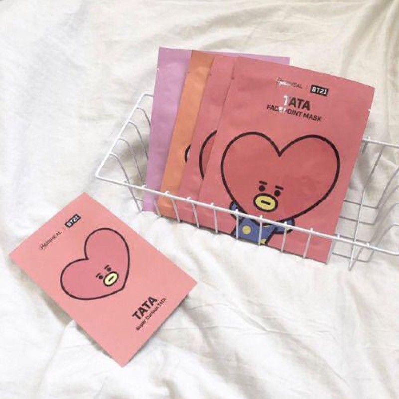 bt21 x mediheal face point mask directly imported from korea | Shopee ...