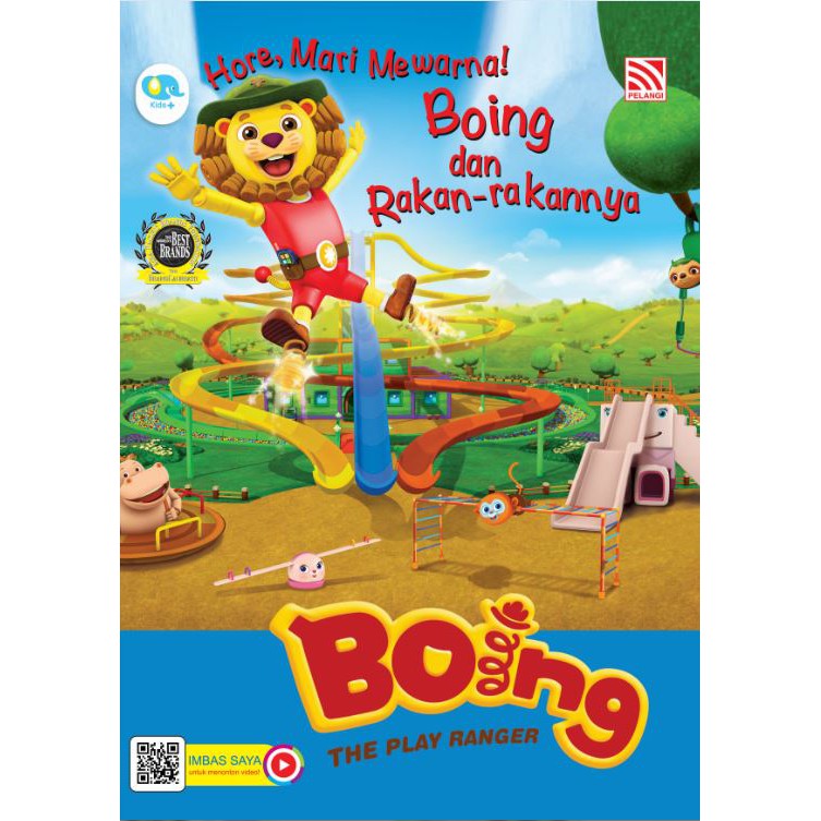 Pelangi Buku Aktiviti Boing The Play Ranger | Shopee Malaysia