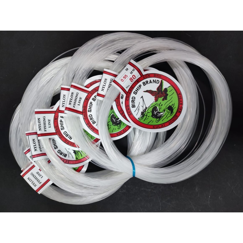 Tali Tangsi Pancing/ Perambut/ Mono Leader (White/Green) - 180M per ...