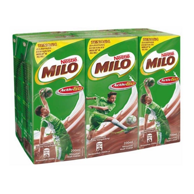 MILO ACTIV-GO UHT 6 x 200ml Cluster Pack | Shopee Malaysia