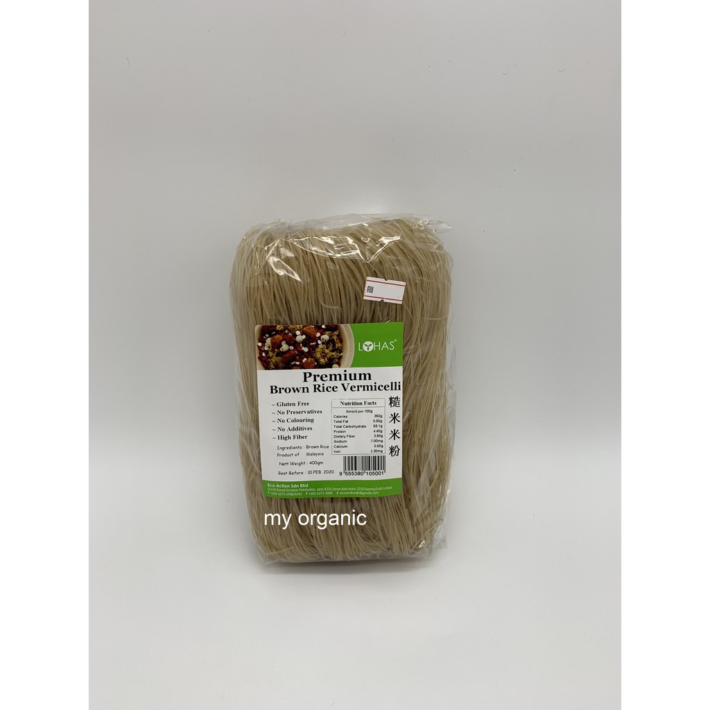 LOHAS PREMIUM BROWN RICE VERMICELLI 400G | Shopee Malaysia