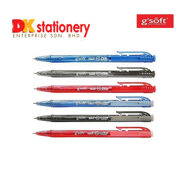 G'soft Pen W2 Medium 1.0 I Fine 0.7 I Extra Fine 0.5 | Shopee Malaysia