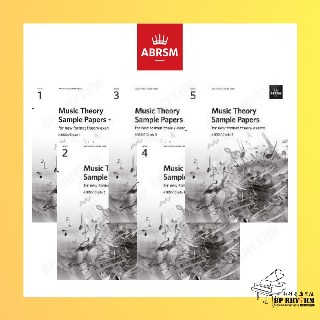 ABRSM Music Theory Sample Papers, Grade 1 - 5 for New Format Theory ...