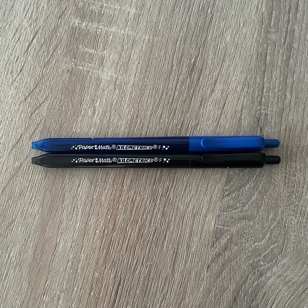Papermate Kilometrico Retractable Ball Pen (F) | Shopee Malaysia