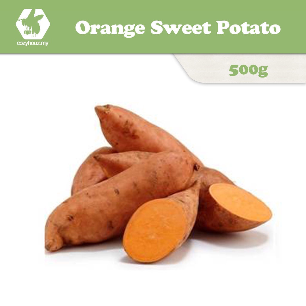 [BTW & PNG AREA ONLY] ORANGE SWEET POTATO / KELEDEK OREN 500G/PACK ...