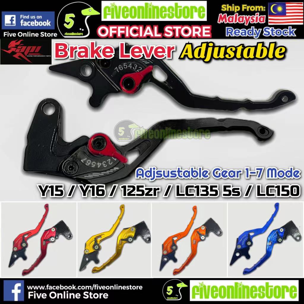 Api Technology Racing Brake Clutch Lever CNC Alloy Adjustable Y15ZR Y16ZR LC135 5S 125ZR Y15 Y16 ...