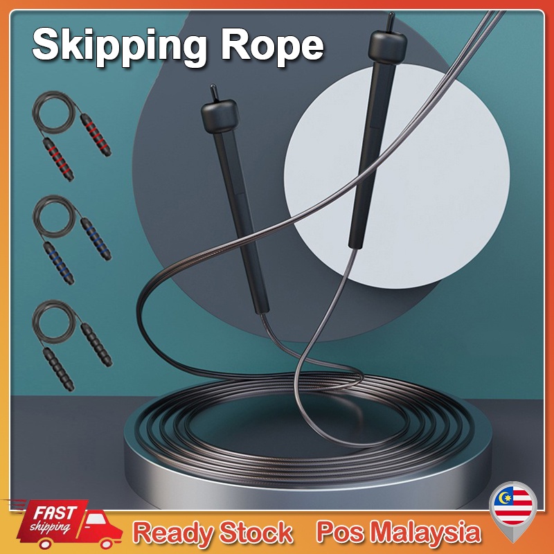 Skipping Rope tali skipping Nylon Adjustable jump rope speed double ...