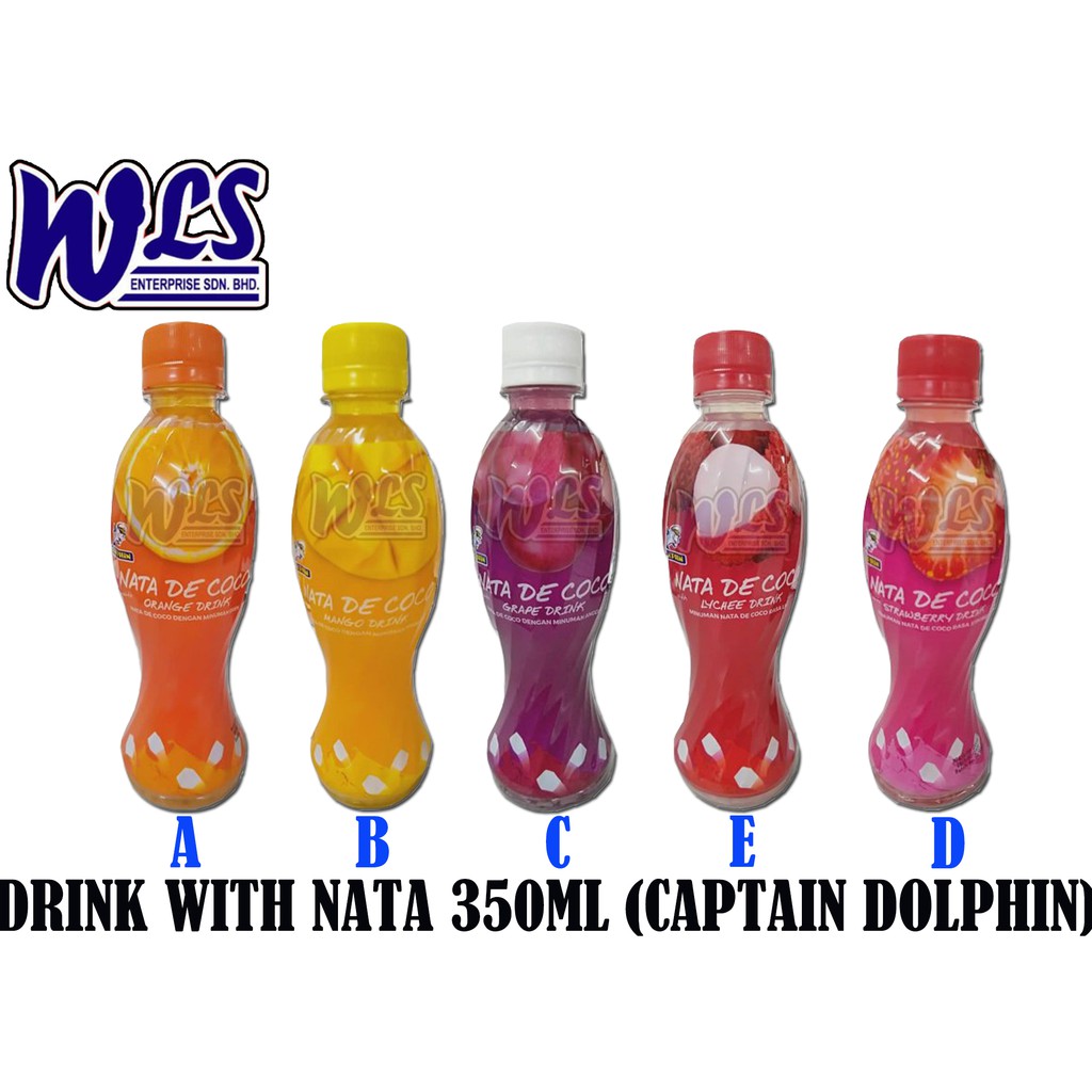 DRINK WITH NATA 350ML (CAPTAIN DOLPHIN) | Shopee Malaysia