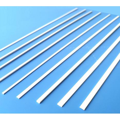 4/6PCS ABS PLATE RECTANGLE STICK PLA PLATE WHITE MULTIPLE THICKNESS ...