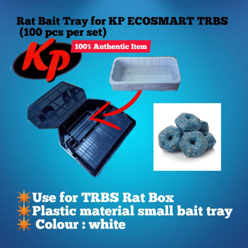 White Colour Rat Bait Tray for TRBS (100 pcs per set) | Shopee Malaysia