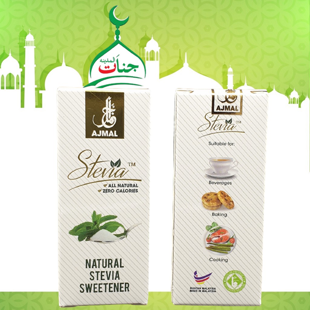 Original! Liquid Drop Stevia Ajmal 10 ml Halal Natural Sweetener Stevia ...