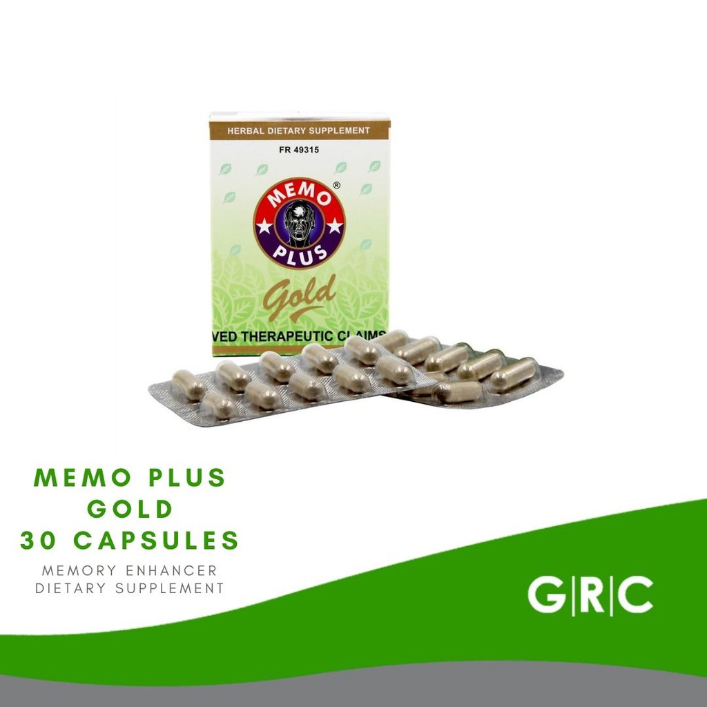 Memo Plus Gold 30 Capsules/1 Box | Shopee Malaysia