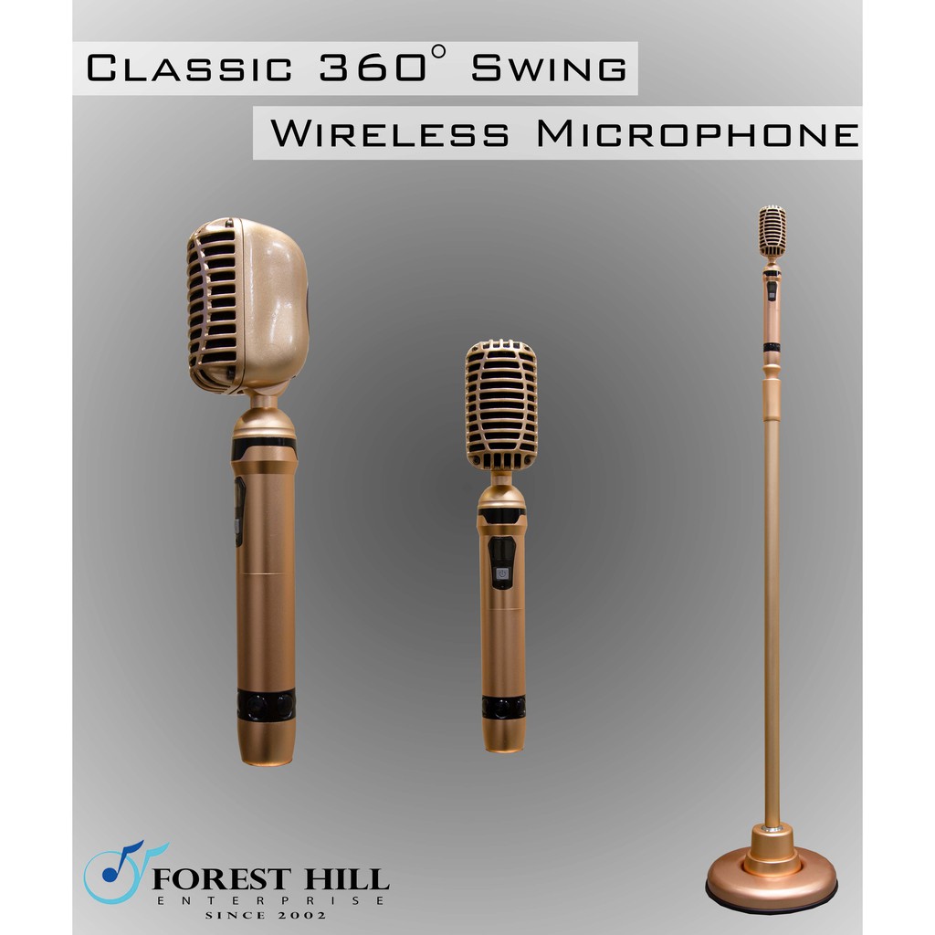360°Swing Classic Wireless Microphone | Shopee Malaysia