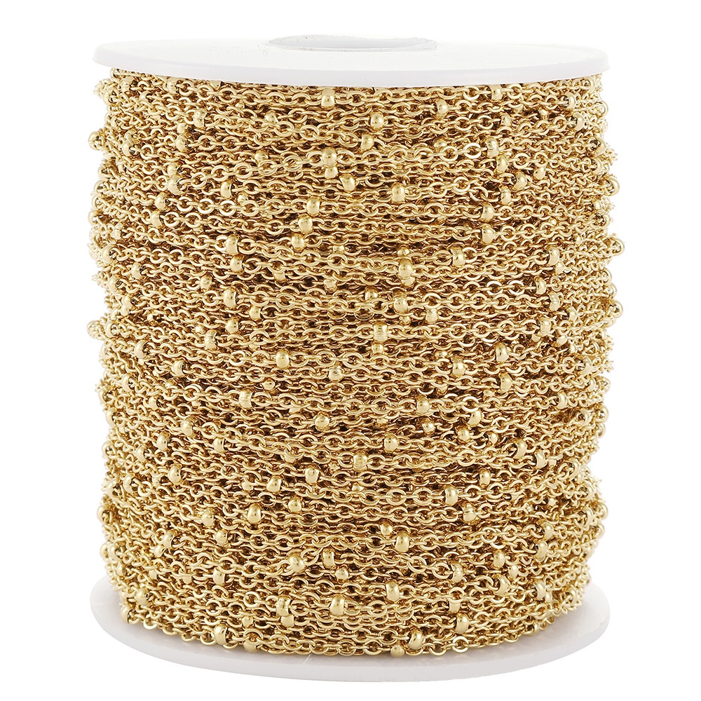 5m/Bag Stainless Steel Flat Cross Zipper diy Handmade Chain Jewelry ...