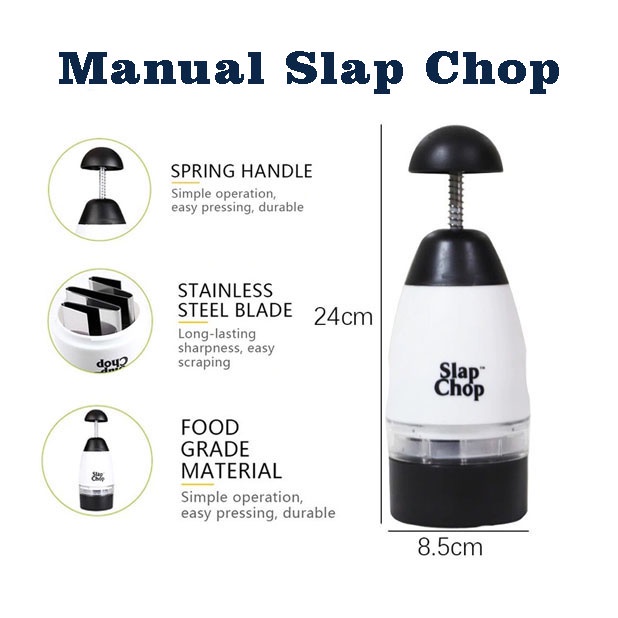 Hand Chop Food Chopper Cutter Mince Slice Dice Vegetable Garlic Onion ...