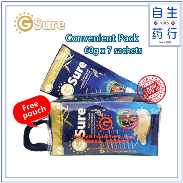 Good Morning GSure G Sure Plant-Based Complete Nutrition Beverage (60g ...